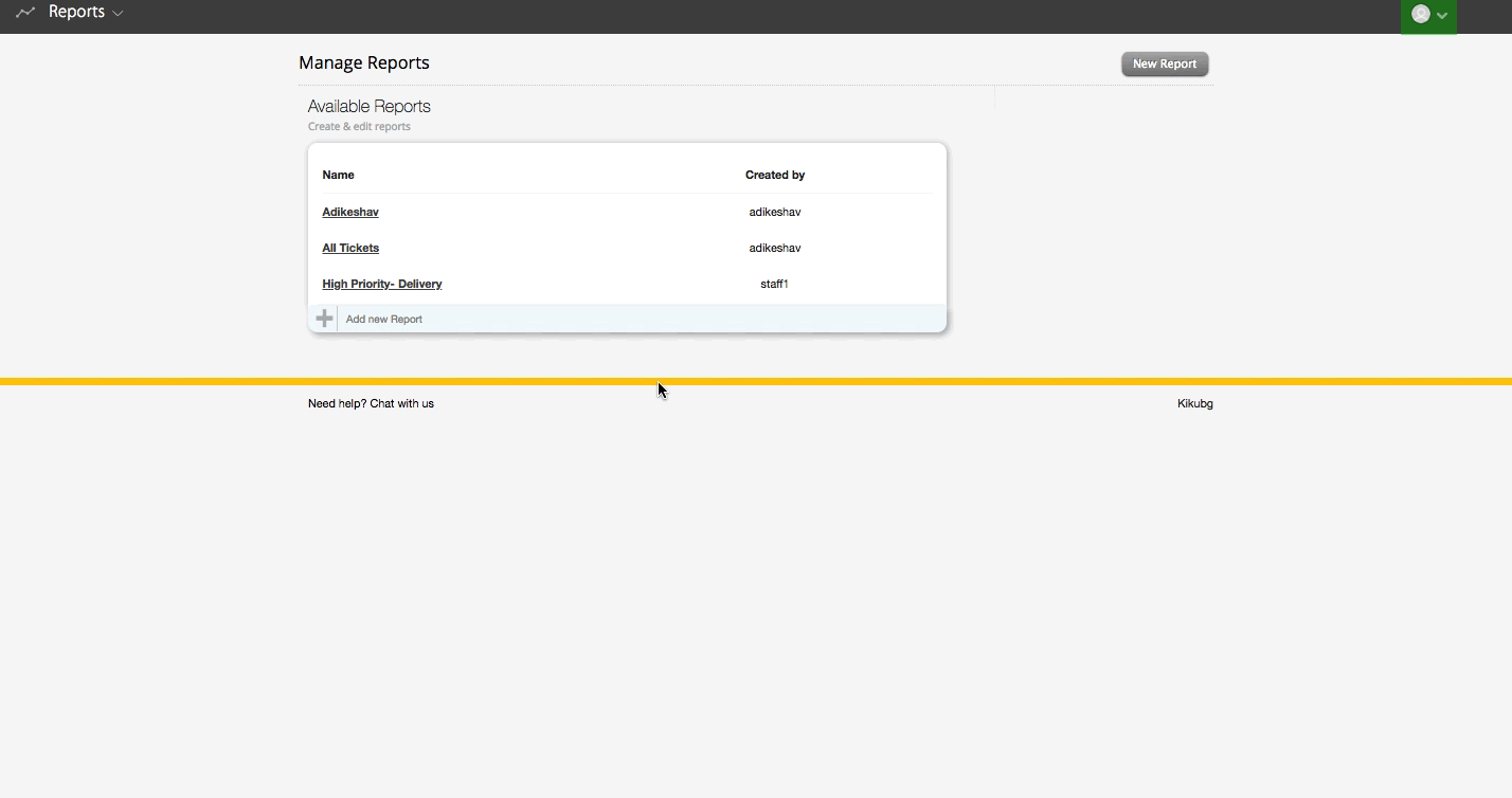 Create a Custom Report - HappyFox Support